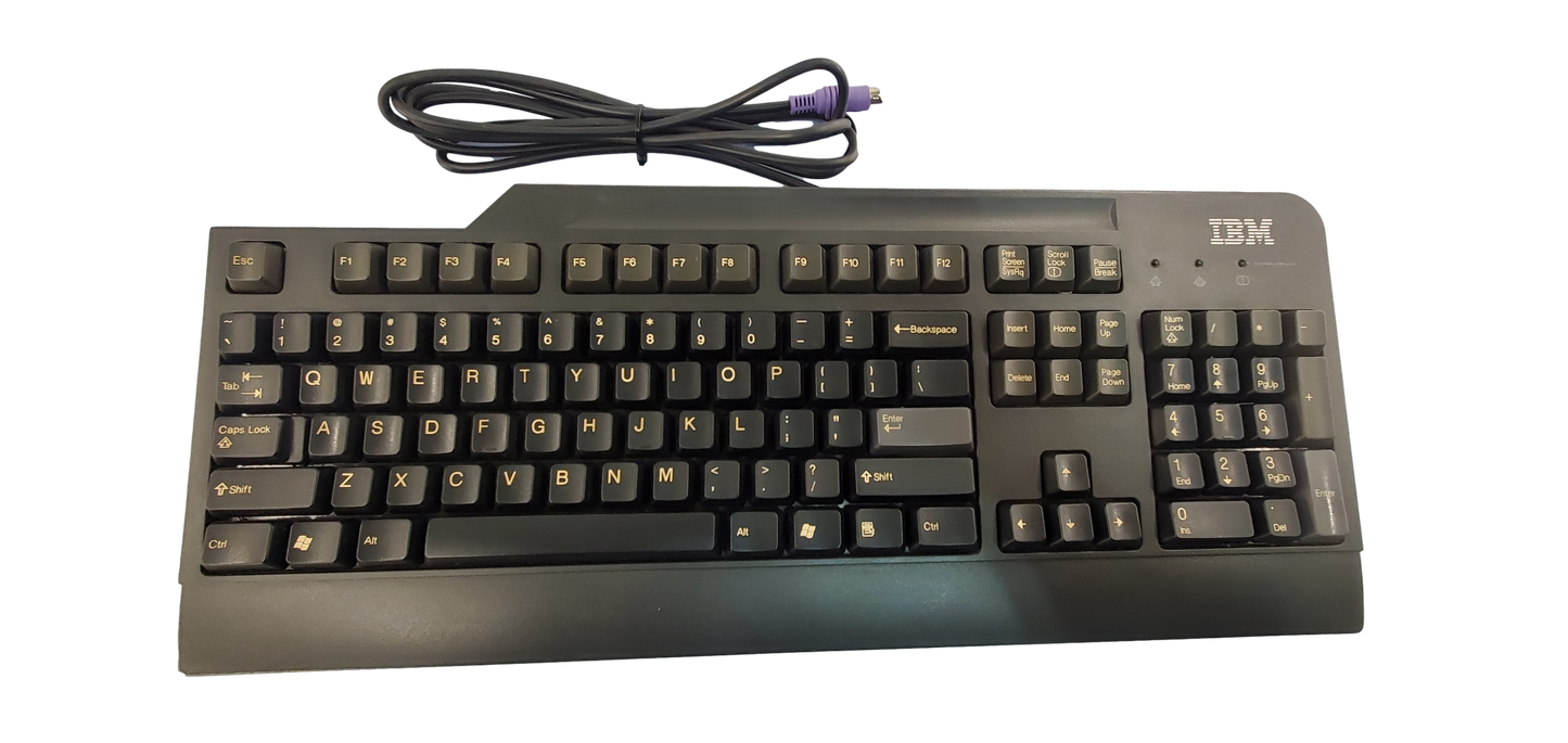 IBM Preferred Pro KB-0225 PS/2 Wired Keyboard Black – My Store