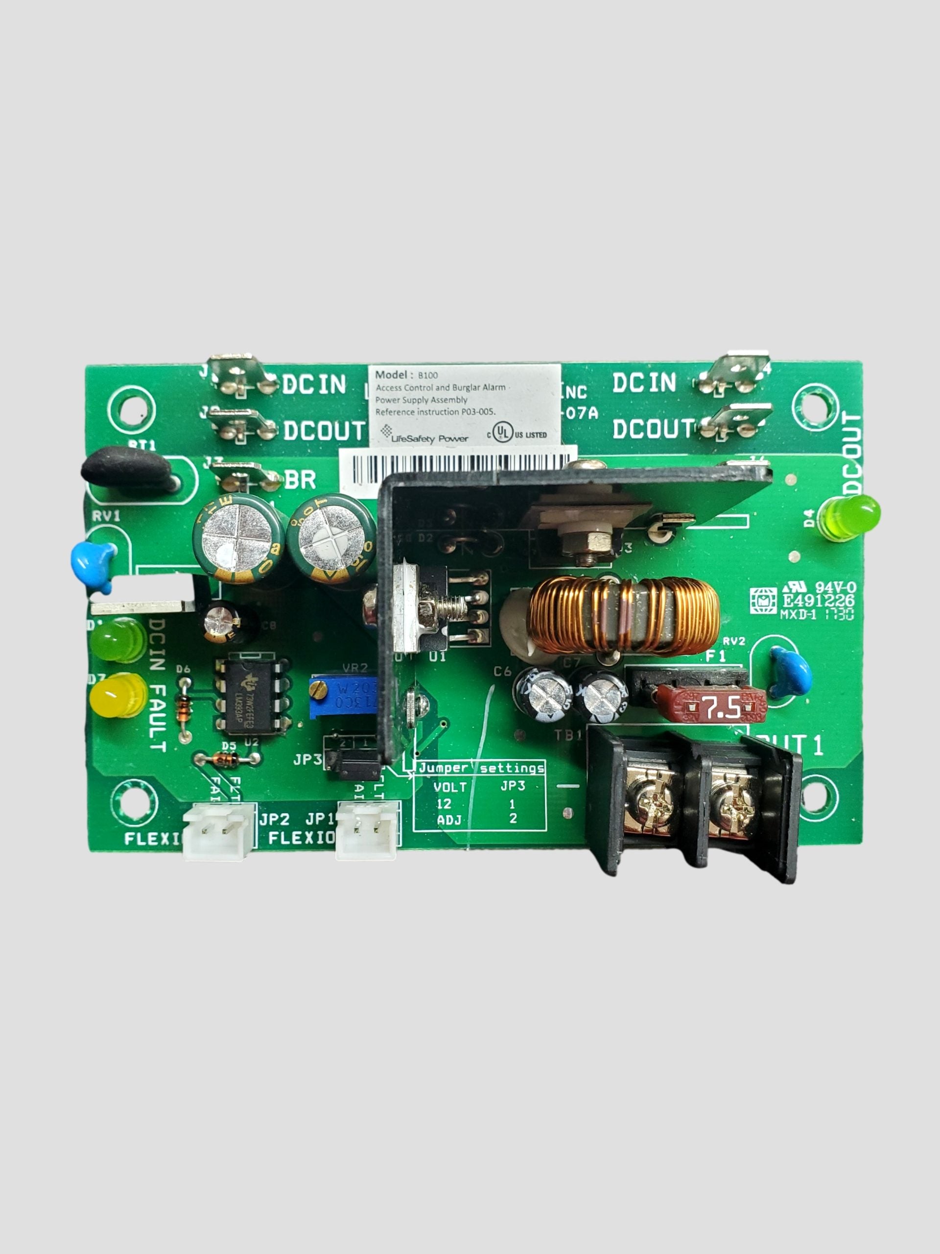 LifeSafety Power B100 Programmable Voltage Power Supply Converter Modu ...