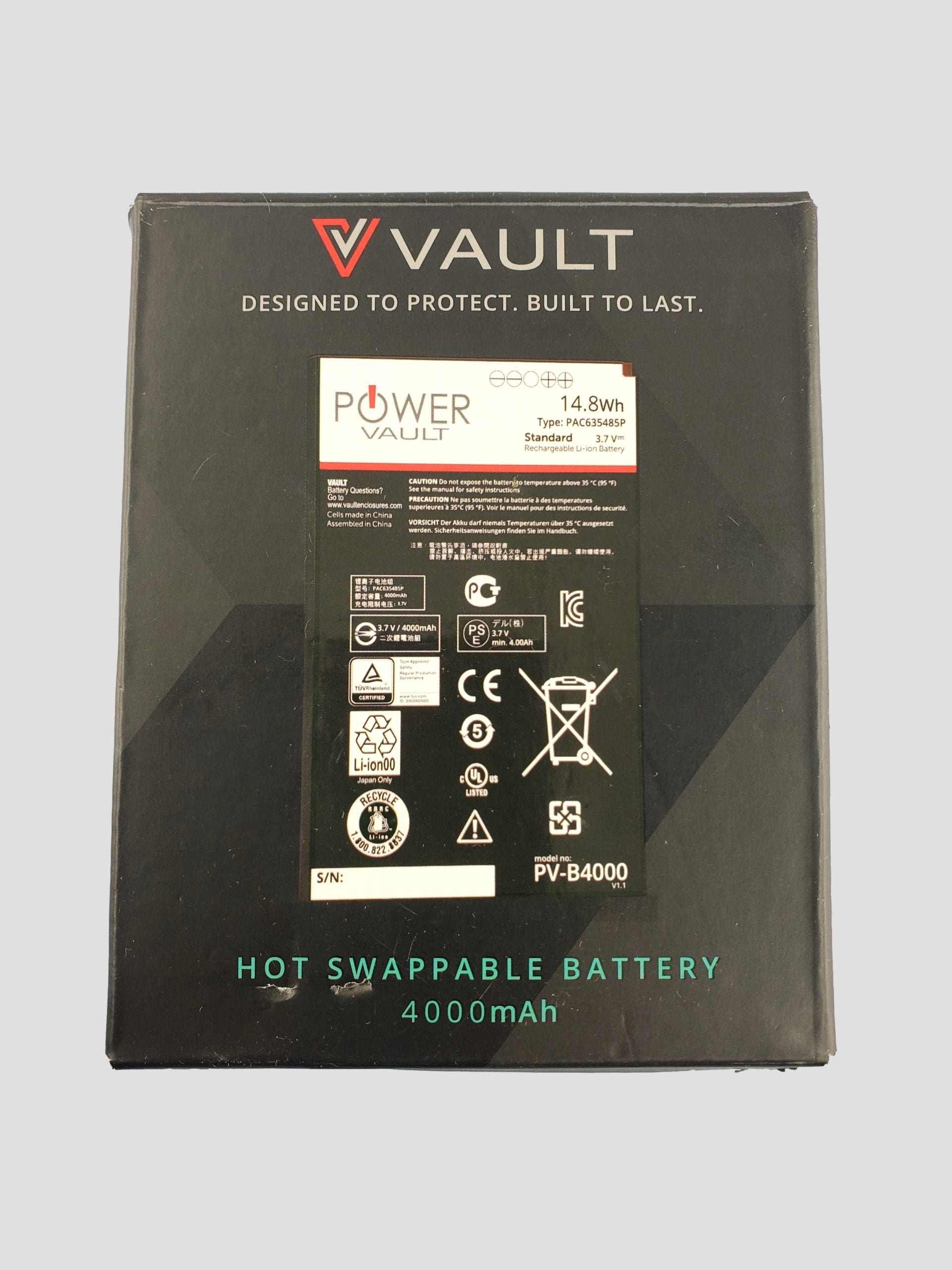 NEW Vault 4000mAh 14.8Wh Hot Swappable Battery PV-B4000 – My Store