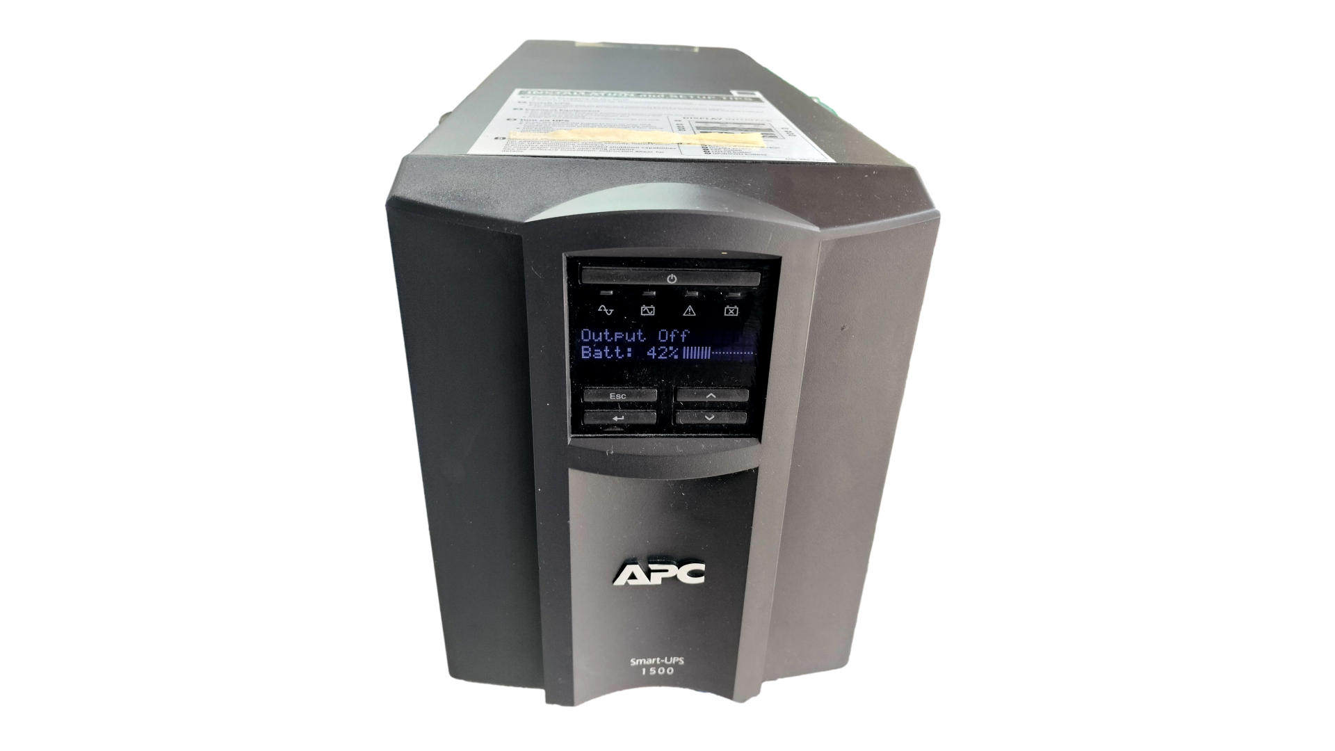 APC Smart UPS SMT1500 1500VA 120V – My Store
