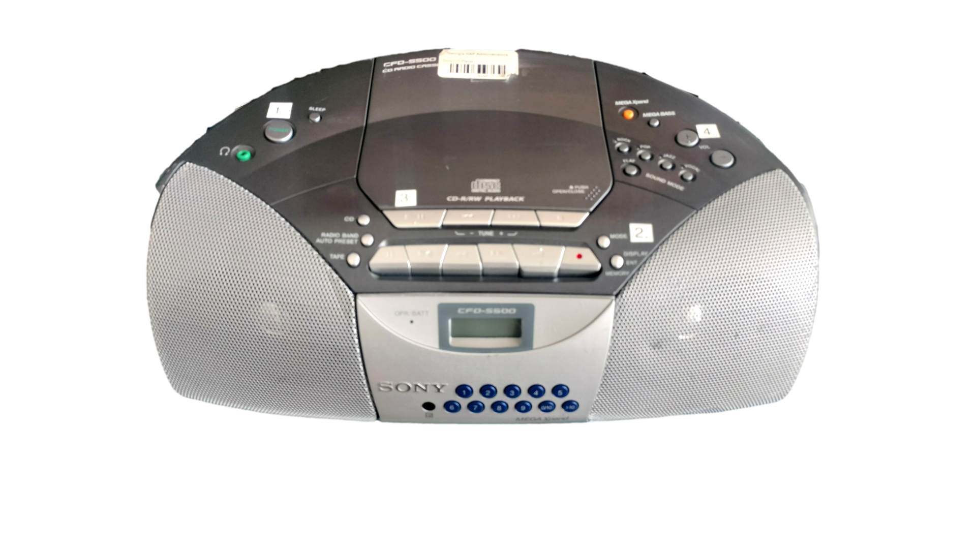 Sony CFD-S500 CD Player/Radio – My Store