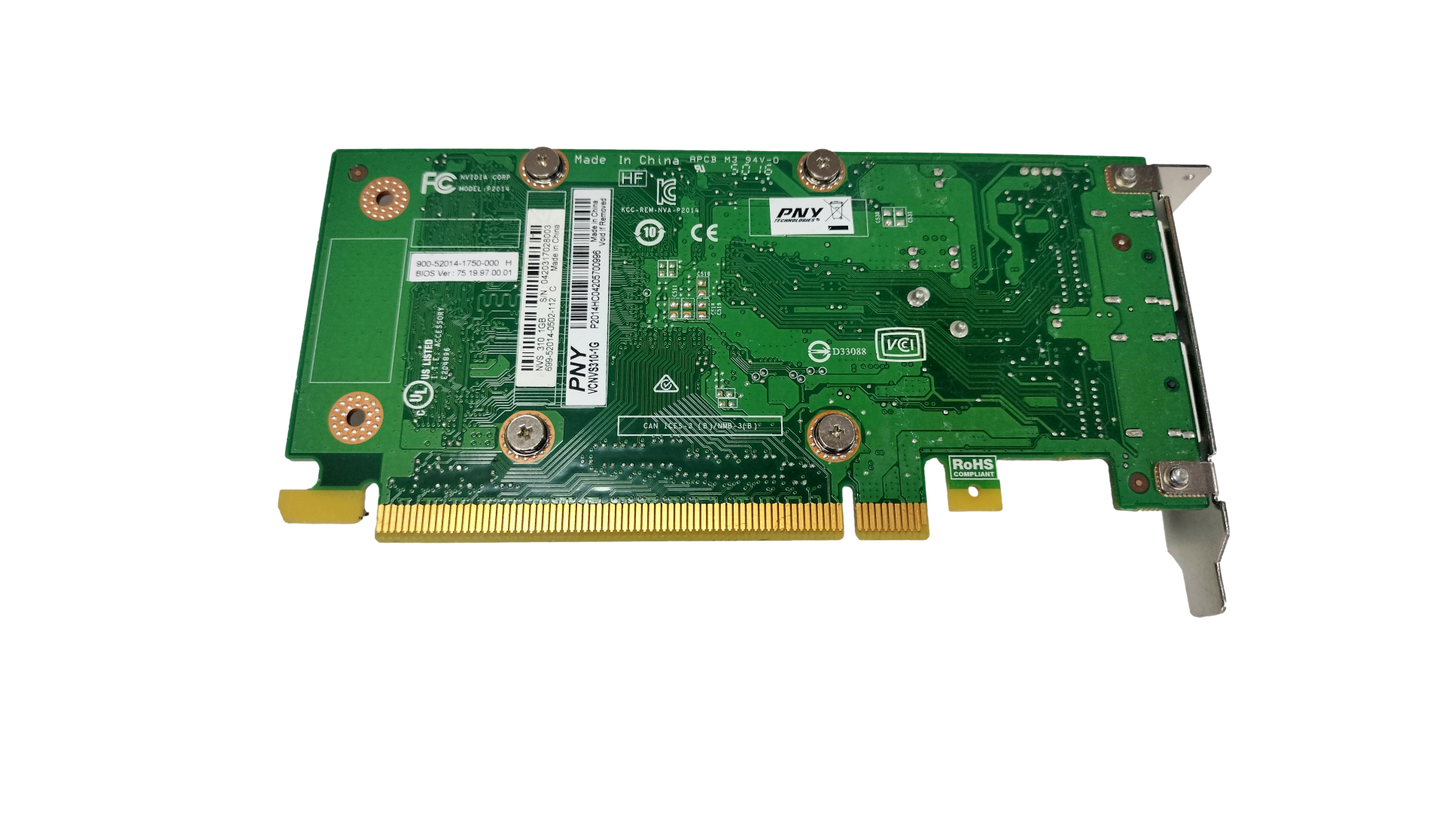 Nvidia NVS 310 1GB PCIE DisplayPort Low Profile Graphics Card – My Store