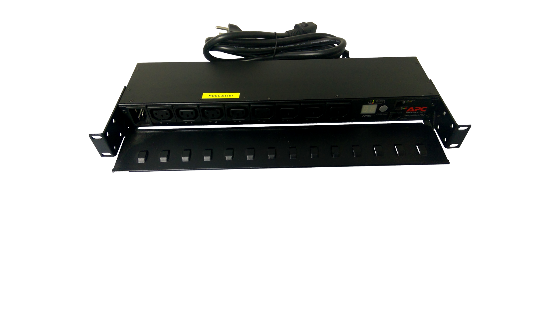 APC AP7921 1U 15A Metered Rack PDU Power Distribution Unit 8 Outlets-1 ...
