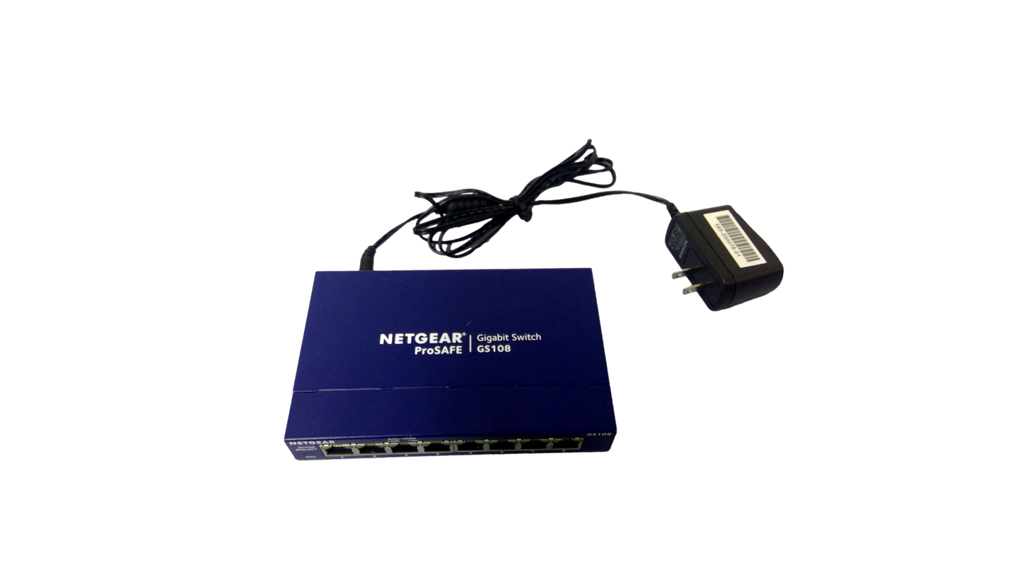 NetGear ProSAFE Gigabit Switch (gs108) 8-Ports External Hub – My Store
